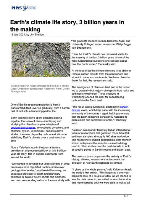 Earth’s climate life story, 3 billion years in the making | Past ...